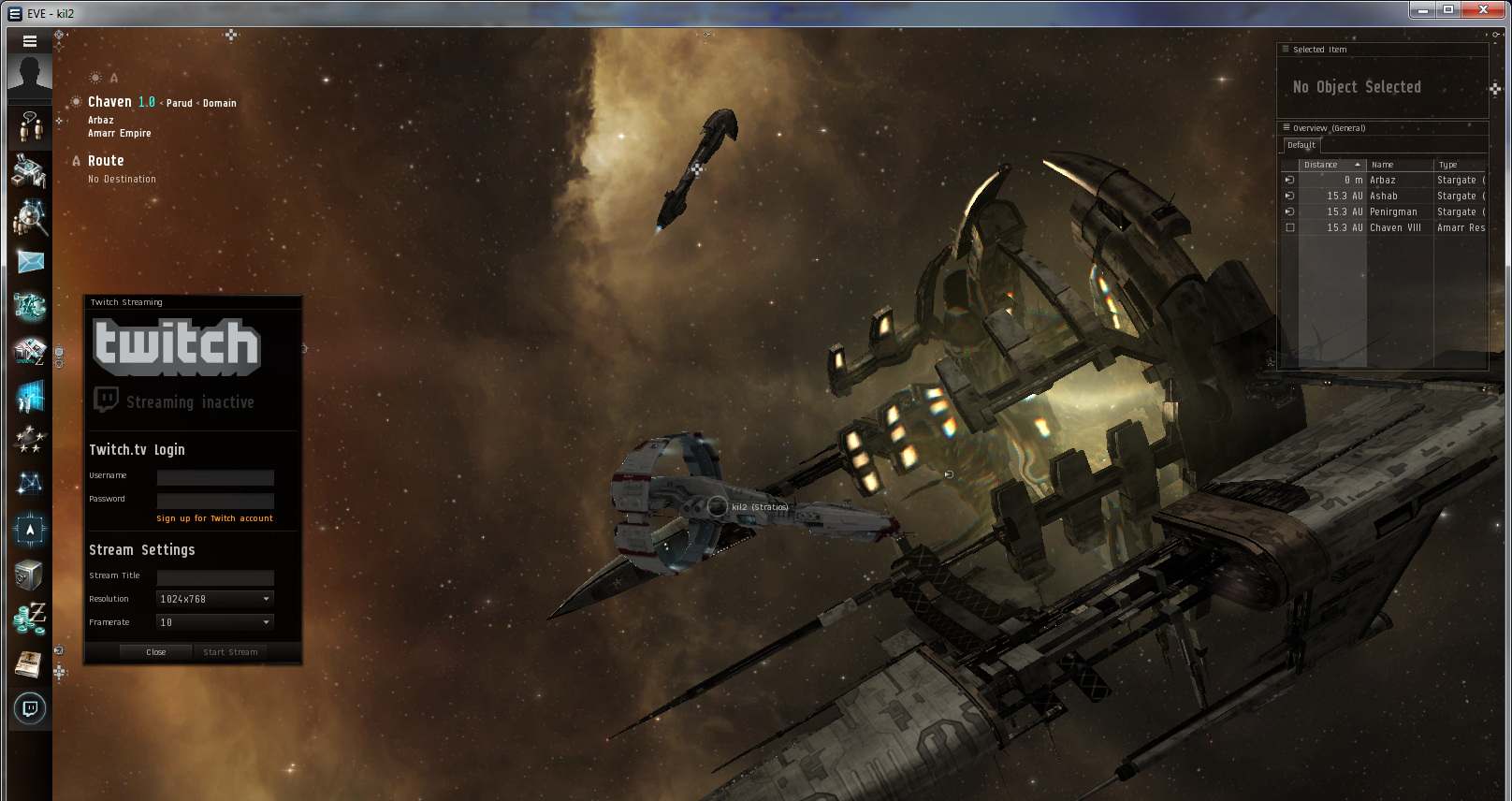 Streaming the Universe – Warp Drive Active